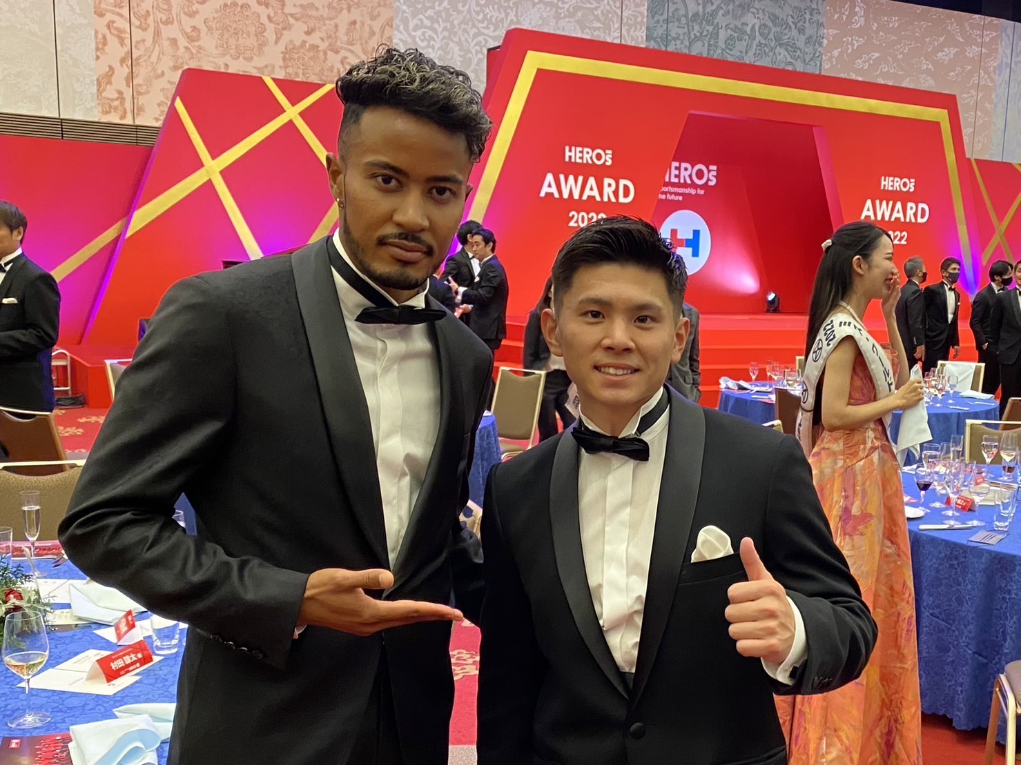 林滉大がHEROs AWAED 2022に出席 - ドイツサッカー留学/オーストラリアサッカー留学・ ワールドフットボールコネクション株式会社/WFC